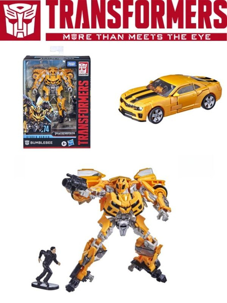 Трансформеры хасбро Игрушка 74 Bumblebee and Sam Witwicky Deluxe Class ...