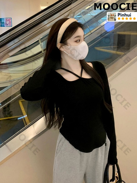 Футболка Женский MOOCIE черный, размер 42 Буквы и цифры Домашний Китай купить c доставкой на ...