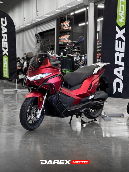 Скутер Jilang ADV2 Efi прозрачный красный в собранном виде купить на OZON по низкой цене ...