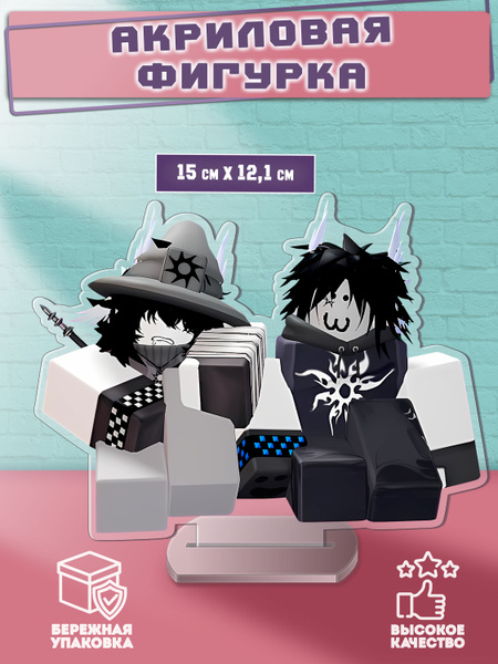 Акриловая фигурка Forsaken Two time и Azure roblox, Форсакен купить на ...