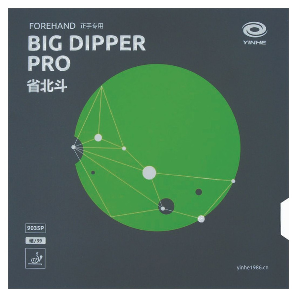 Накладка для н/тенниса Yinhe Big Dipper Pro 38, Red, Max купить на OZON ...