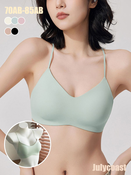 Бюстгальтер Женский July coast мягкая чашка без каркаса, пуш-ап, размер 85B, 85A зеленый ...