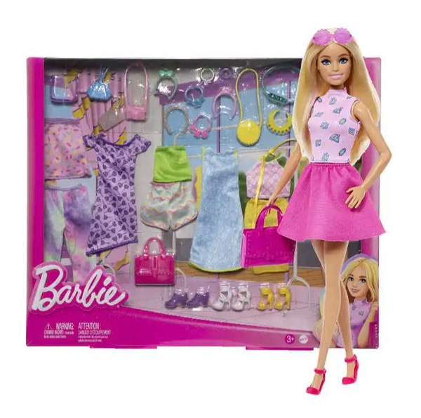 Кукла Барби в наборе с одеждой Barbie Mix-and-Match HKB07 купить на ...