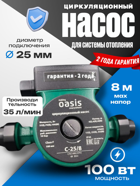 Циркуляционный насос Oasis Насосы оазис, 220 л/мин купить c доставкой на OZON по низкой цене ...