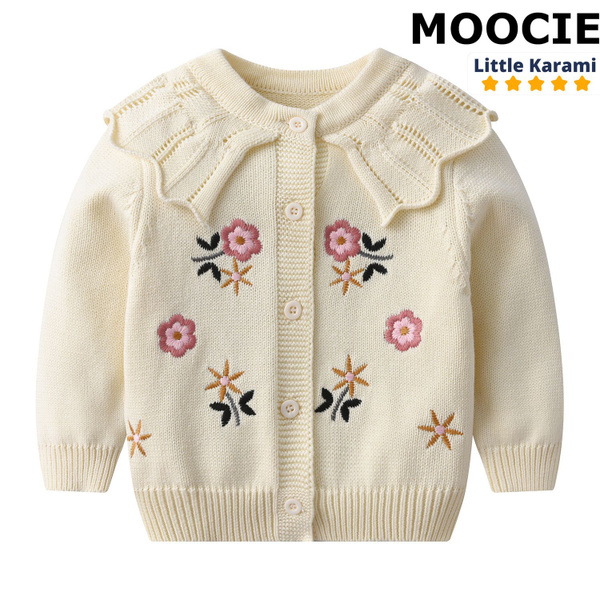 Свитер для малышей Девочки MOOCIE, размер 90 Петля, Пуговицы Трикотаж ...