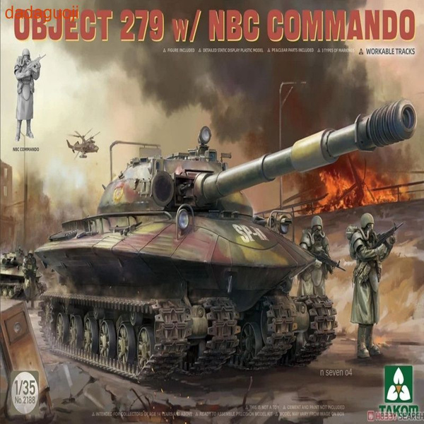 TAKOM 2188 1/35 object 279 w/nbc commando Модель танка купить на OZON по низкой цене (2697583738)
