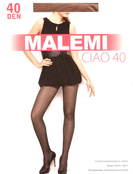 Колготки Женский Malemi, размер 3 песочный Полиамид, Эластан 40 ден Сербия На любой сезон с ...