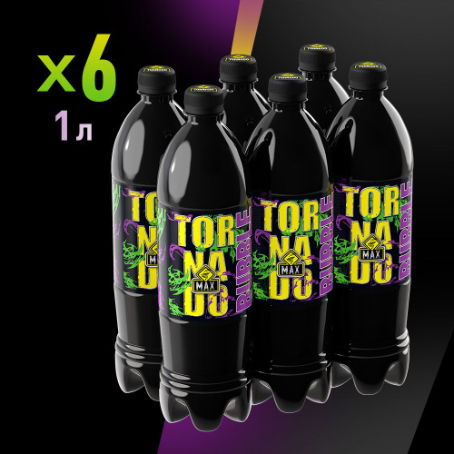 3731 отзыв на Энергетический напиток Tornado Max Bubble, 6 шт х 1 л от покупателей OZON