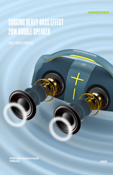 Беспроводная колонка HOPESTAR h60 - купить по доступным ценам в ...