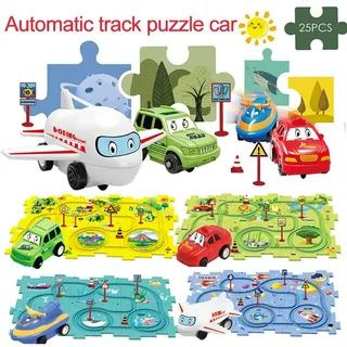 Трек раздвижной лобзик DIY лобзик трек автомобиль игрушки - купить с ...