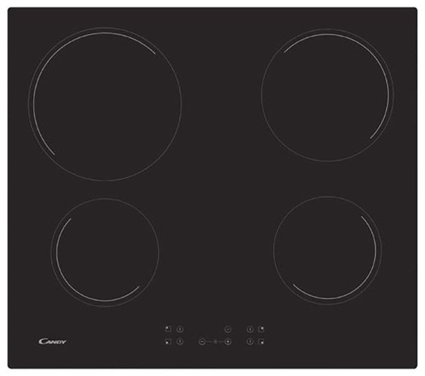 Электрическая варочная панель Candy CC64CH, 4 конфорки, индикация ...