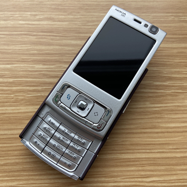 Мобильный телефон Nokia N95, серебристый - купить по выгодной цене в интернет-магазине OZON ...