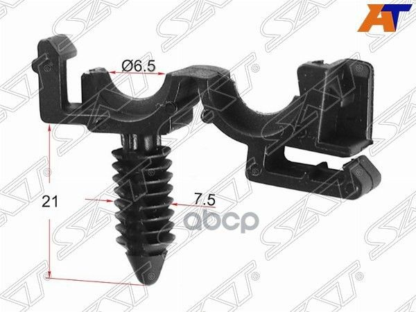 Клипса крепежная автомобильная, 1 шт. купить по выгодной цене в ...