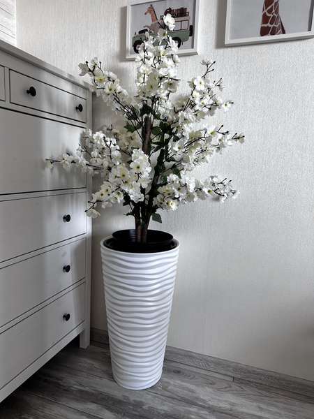 Интерьерное дерево в напольном техническом горшке Искусственная Пальма Soft Touch купить на