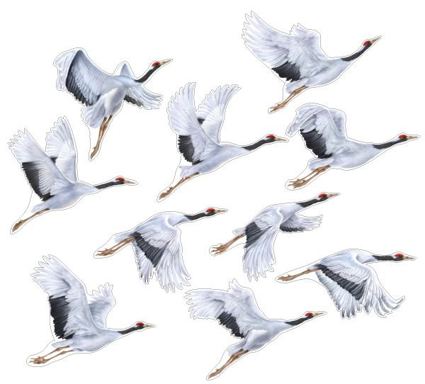 Украшение настенное интерьерное ТЦ Сфера КФМ 15897 Комплект вырубных мини плакатов со скотчем