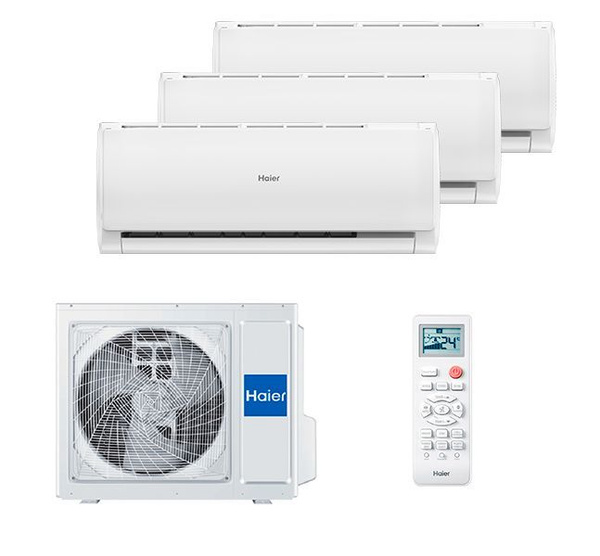 Мульти сплит-система на 3 комнаты ( 20+20+25 м2) Haier white - купить ...