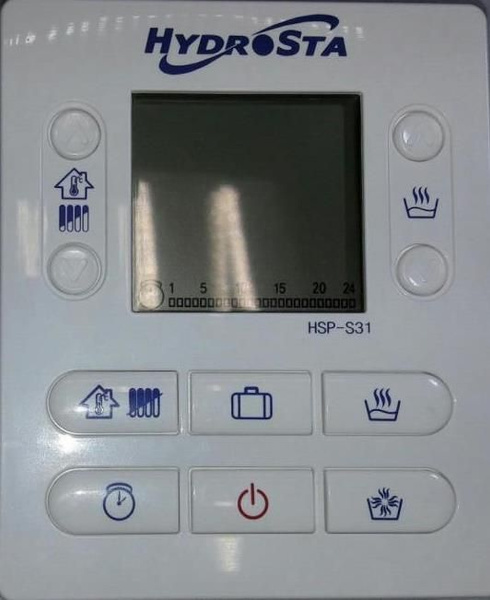 Запчасти и аксессуары для котлов HydroSta Пульт управления выносной HSP-S31 (W21) - купить по ...
