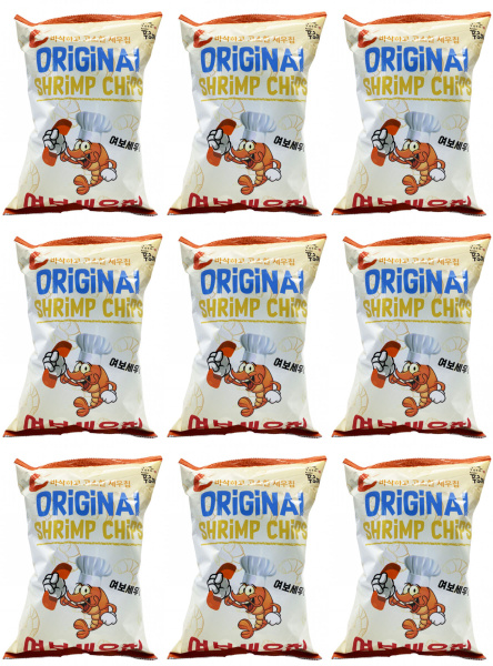 Furmi Чипсы с креветками оригинальные, 80 г, 9 уп - купить с доставкой ...