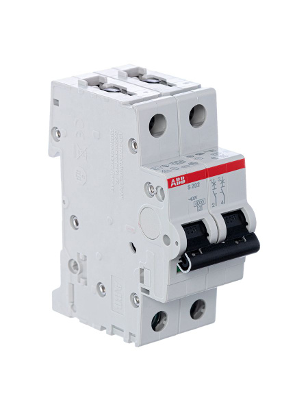 S202 C3 Автоматический выключатель 2-полюсный, 3А, 6кА (хар-ка C) ABB купить на OZON по низкой ...