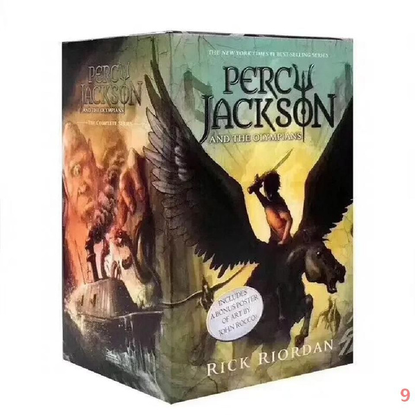 5 Книг/Комплект английских романов "Перси Джексон и олимпийцы" - купить ...