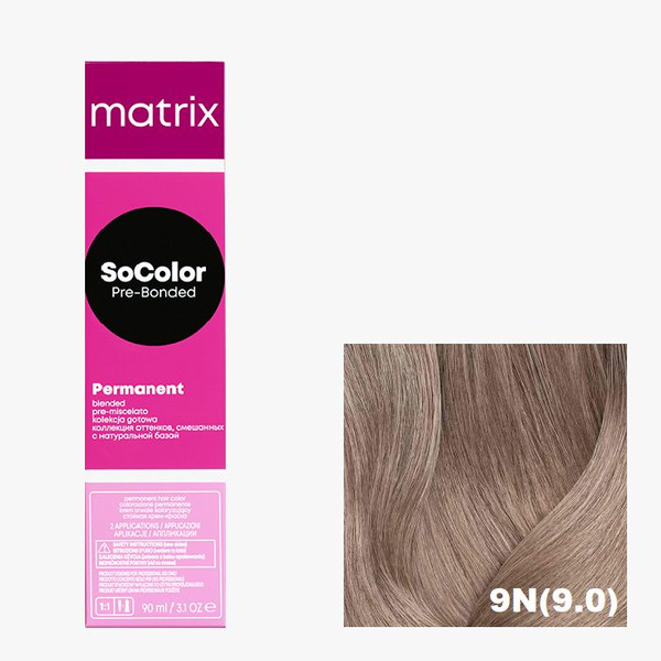 Краска для волос 9n 9 0 Matrix Socolor Pre Bonded 90 мл