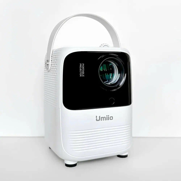Umiio Проектор A 008, белый купить на OZON по низкой цене (1076519439)