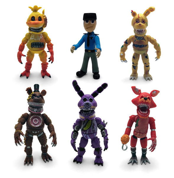 Вдохновленные игрой Five Nights at Freddy Action Figures Toys (FNAF ...