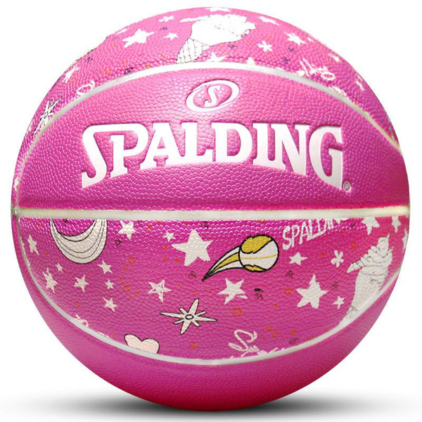 Мяч баскетбольный Spalding Spalding24, 5 размер, розовый купить по ...