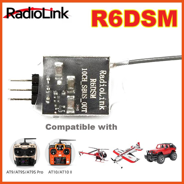 Radiolink R6DSM 2.4G 10 каналов 10CH RC приемник DSSS & FHSS для RC ...