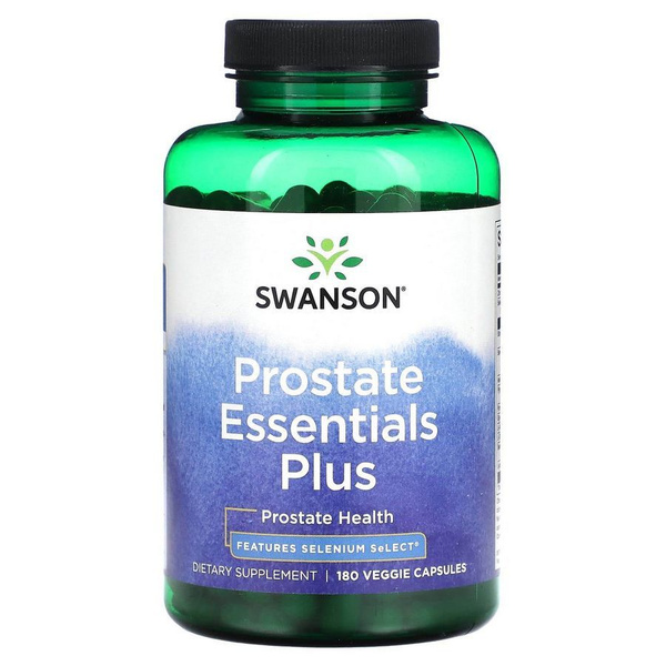 Пищевая добавка SWANSON, Prostate Essential Plus, 180 растительных ...