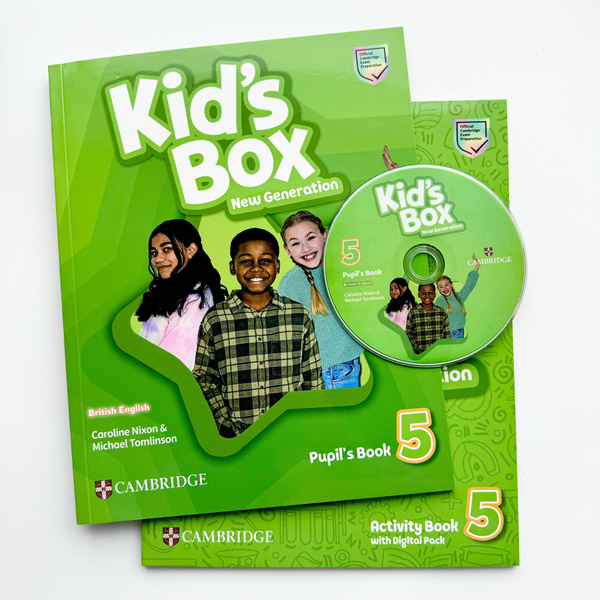 Kid's Box new generation 5, комплект: Pupil's Book (учебник) + Activity Book (рабочая тетрадь ...