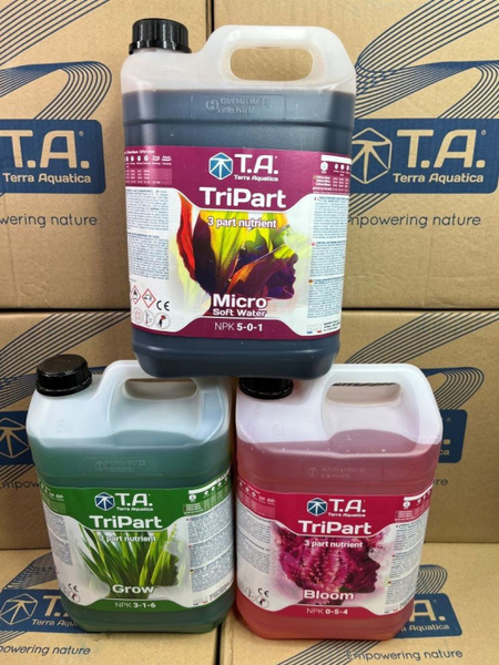 Комплект удобрений Flora Series SW GHE (Tripart Terra Aquatica Grow+Micro+Bloom) 3x5 л - купить ...