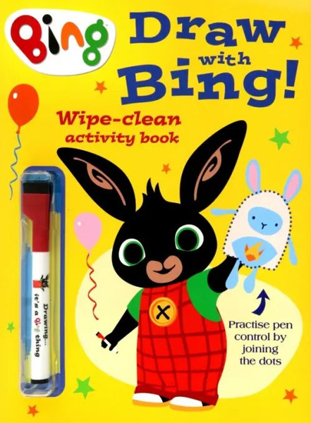 Draw With Bing! Wipe-Clean Activity Book - купить с доставкой по ...