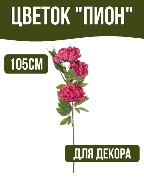 Пион сиреневый h105см - купить с доставкой по выгодным ценам в интернет ...