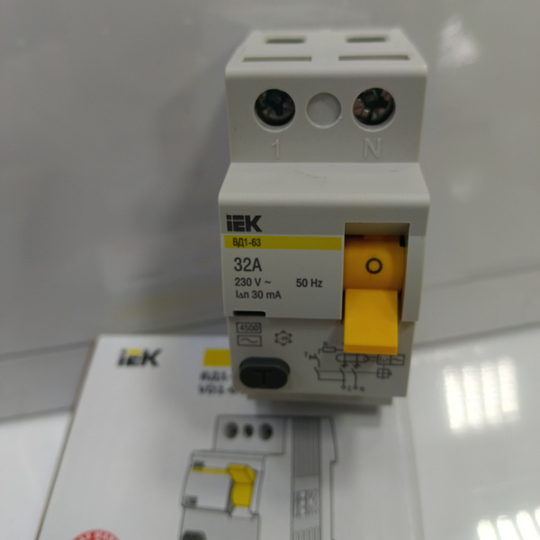 IEK УЗО 2P 32А 30мА AC - купить с доставкой по выгодным ценам в интернет-магазине OZON (1525801993)