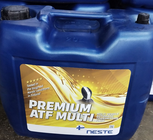 Масло трансмиссионное NESTE PREMIUM ATF MULTI 20л - купить по выгодной ...