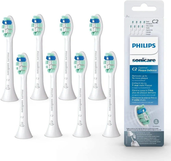Насадки для электрической зубной щетки Philips Sonicare C2 , HX9028 ...