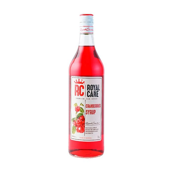 Royal Cane Сироп Клюква, 1 л - купить с доставкой по выгодным ценам в ...
