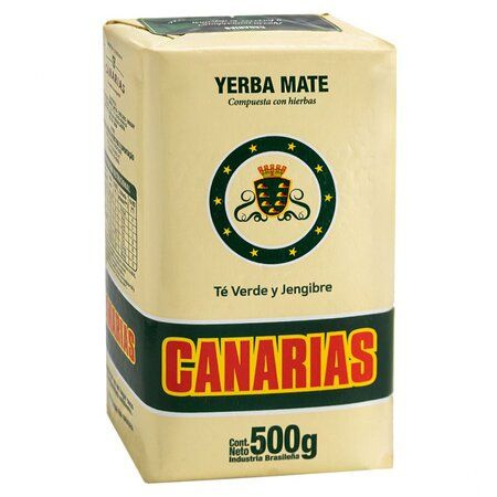 Мате чай Canarias Te Verde y Jengibre, 500 гр. (Уругвайский с имбирем ...