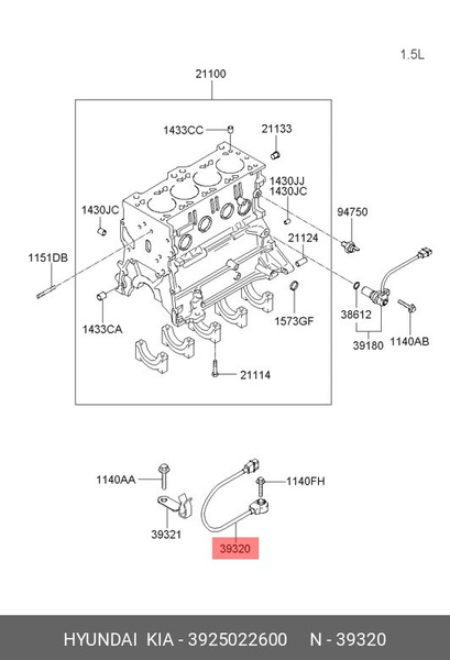 Датчик для автомобиля Hyundai-KIA купить по выгодной цене в интернет ...