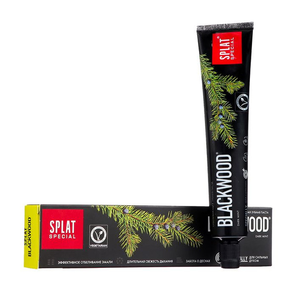 SPLAT Зубная паста, Special, Черное дерево, 75 мл. - купить с доставкой ...