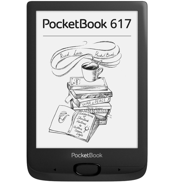 Электронная книга Электронная книга PocketBook 617, Черный, Монохромный ...