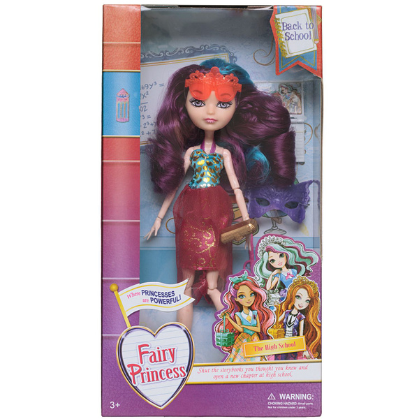 Кукла Kaibibi Сказочная принцесса идет в школу, фиолетовые волосы 28 см купить на OZON по низкой ...