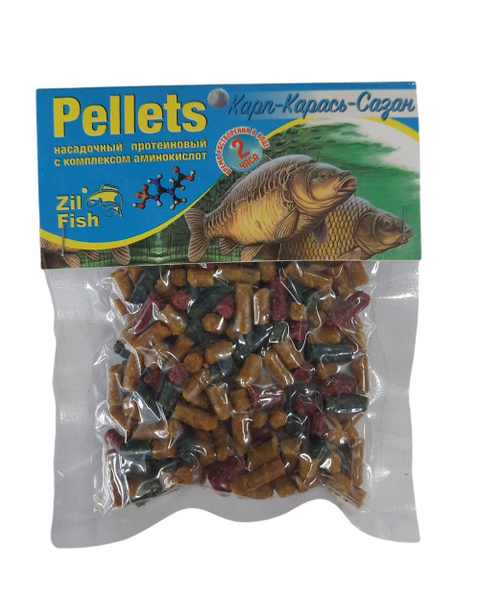 Пеллетс Zil Fish насадочные протеиновые гранулы "Карп, Карась-Сазан" - купить с доставкой по ...