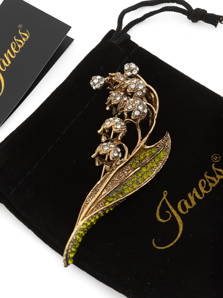 Бижутерия Janess. Брошь "Ландыш" купить на OZON по низкой цене (1560204068)