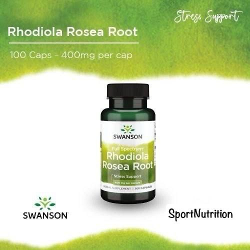 Swanson Корень родиолы розовой 400 мг // Swanson Rhodiola Rosea Root ...