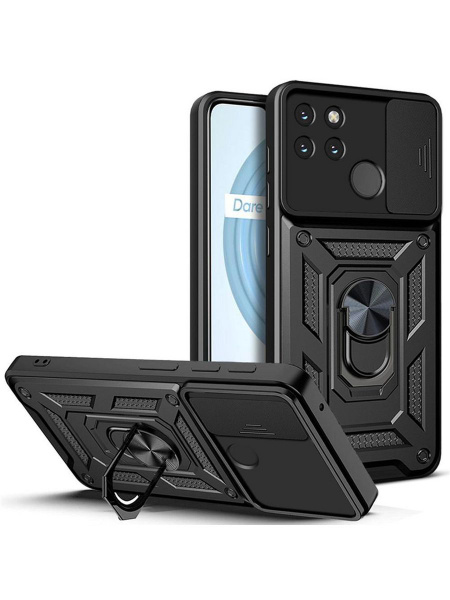 Чехол на realme c25, c25s с магнитом и кольцом - купить с доставкой по ...