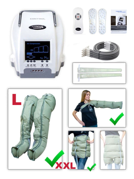 Аппарат для лимфодренажа и прессотерапии LymphaNorm CONTROL (размер L ...