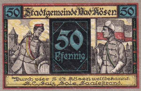 Германия (Веймарская Республика) Бад-Кёзен 50 пфеннигов 1921 г. (№1) купить на OZON по низкой ...