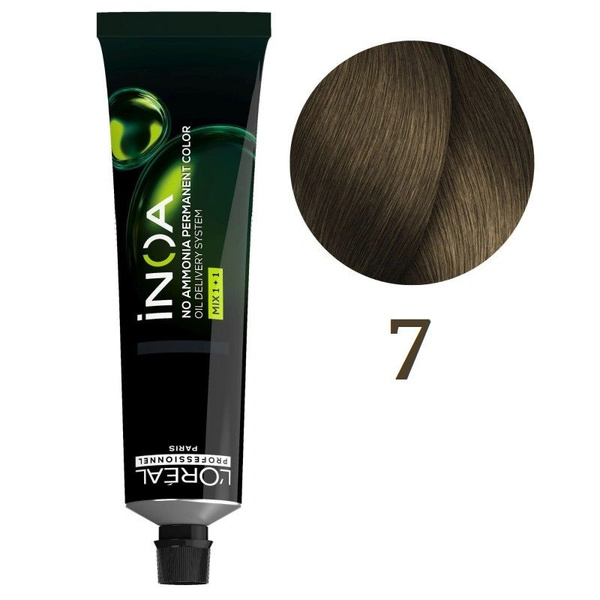 L'Oreal Professionnel краска Inoa ODS2 без аммиака, 7 блондин, 60 мл ...
